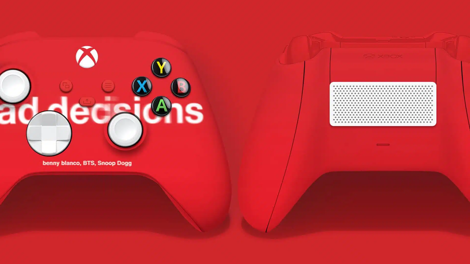 อาร์มี่อย่าพลาด! Xbox คอนโทรลเลอร์แดงจี๊ด งานคอลแลปส์ BTS | Snoop dogg ...