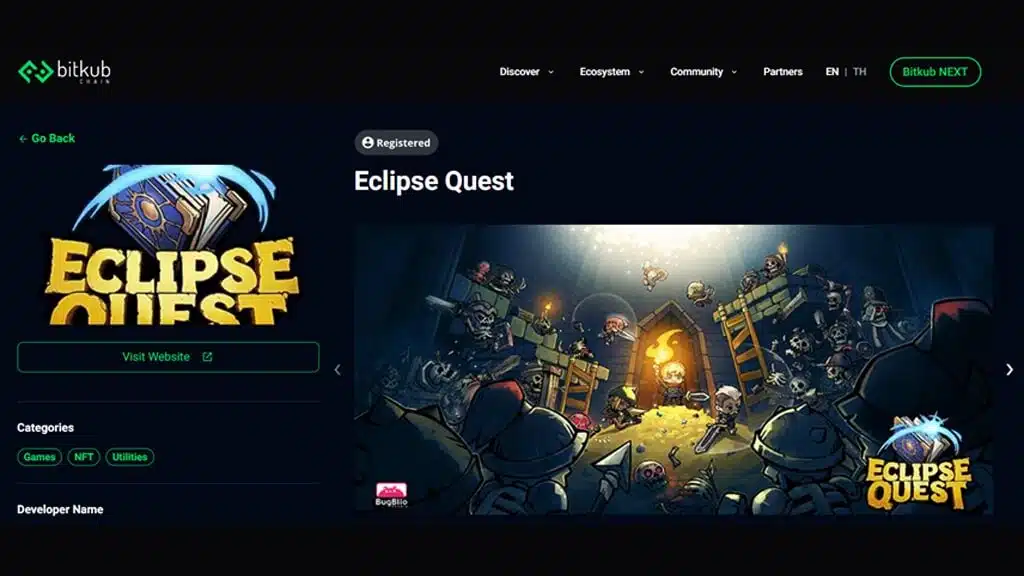 เปิดตัวเกม NFT น้องใหม่ Eclipse Quest (EQ) เปิดขาย NFT 31 ส.ค.นี้ ...