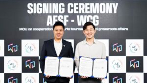 World Cyber Games ประกาศความร่วมมือกับ AESF