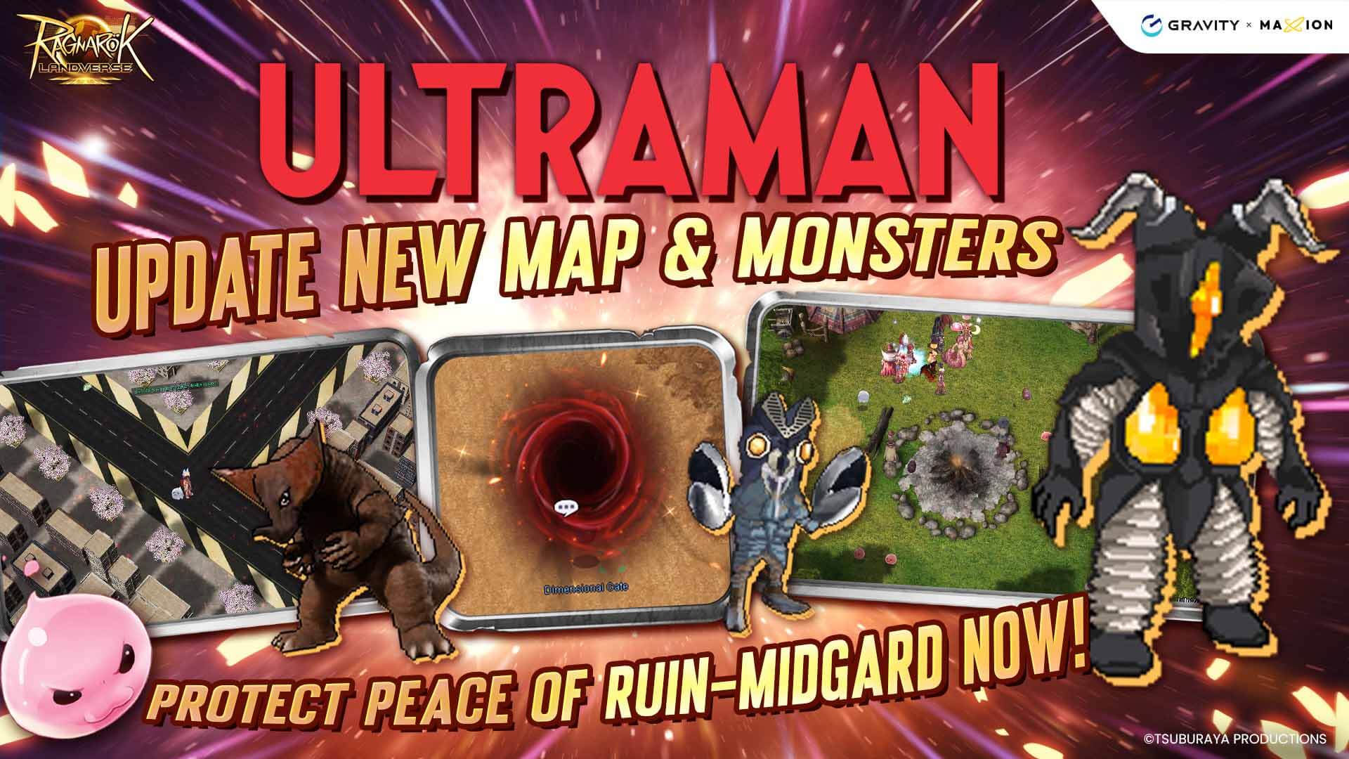 Ragnarok Landverse จัดกิจกรรมครั้งใหญ่ Collab กับเหล่ายอดมนุษย์ Ultraman