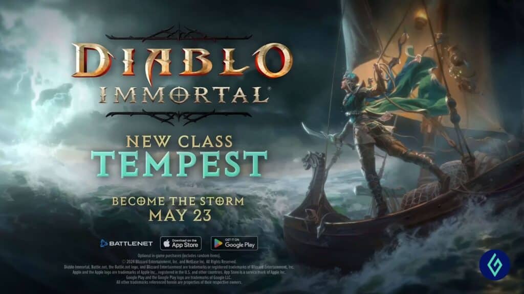 Diablo Immortal ปล่อย Class ใหม่ล่าสุด Tempest เตรียมเปิดตัว 23 พฤษภาคม 2024